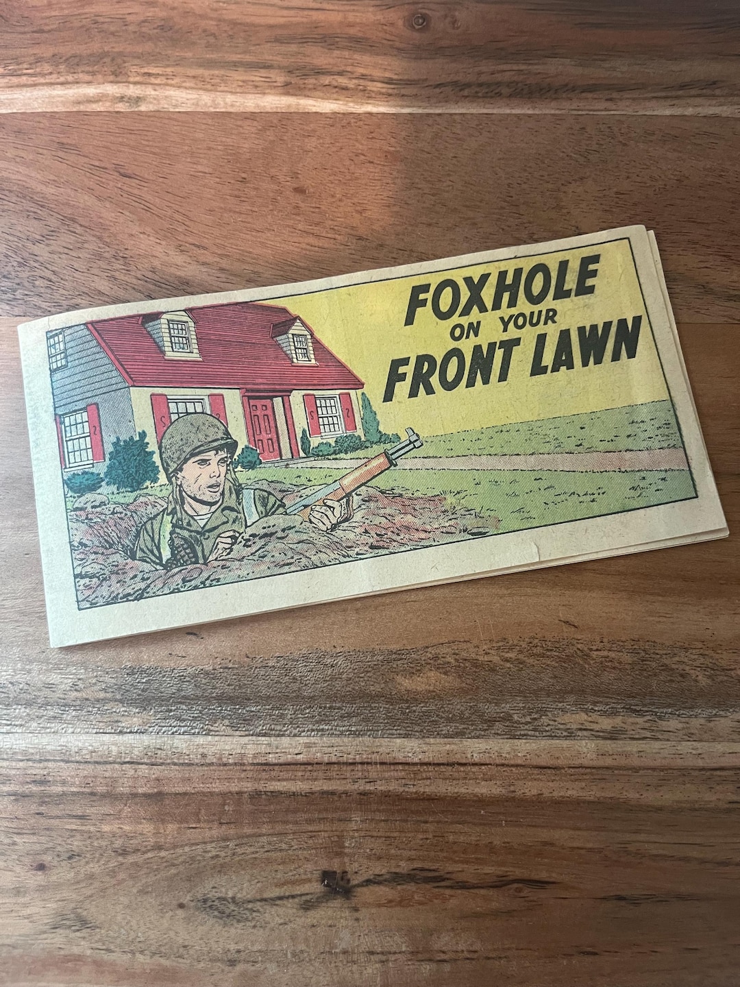 Foxhole on Your Lawn Vintage 1950’s Mini Comic by Charles Biro US ...