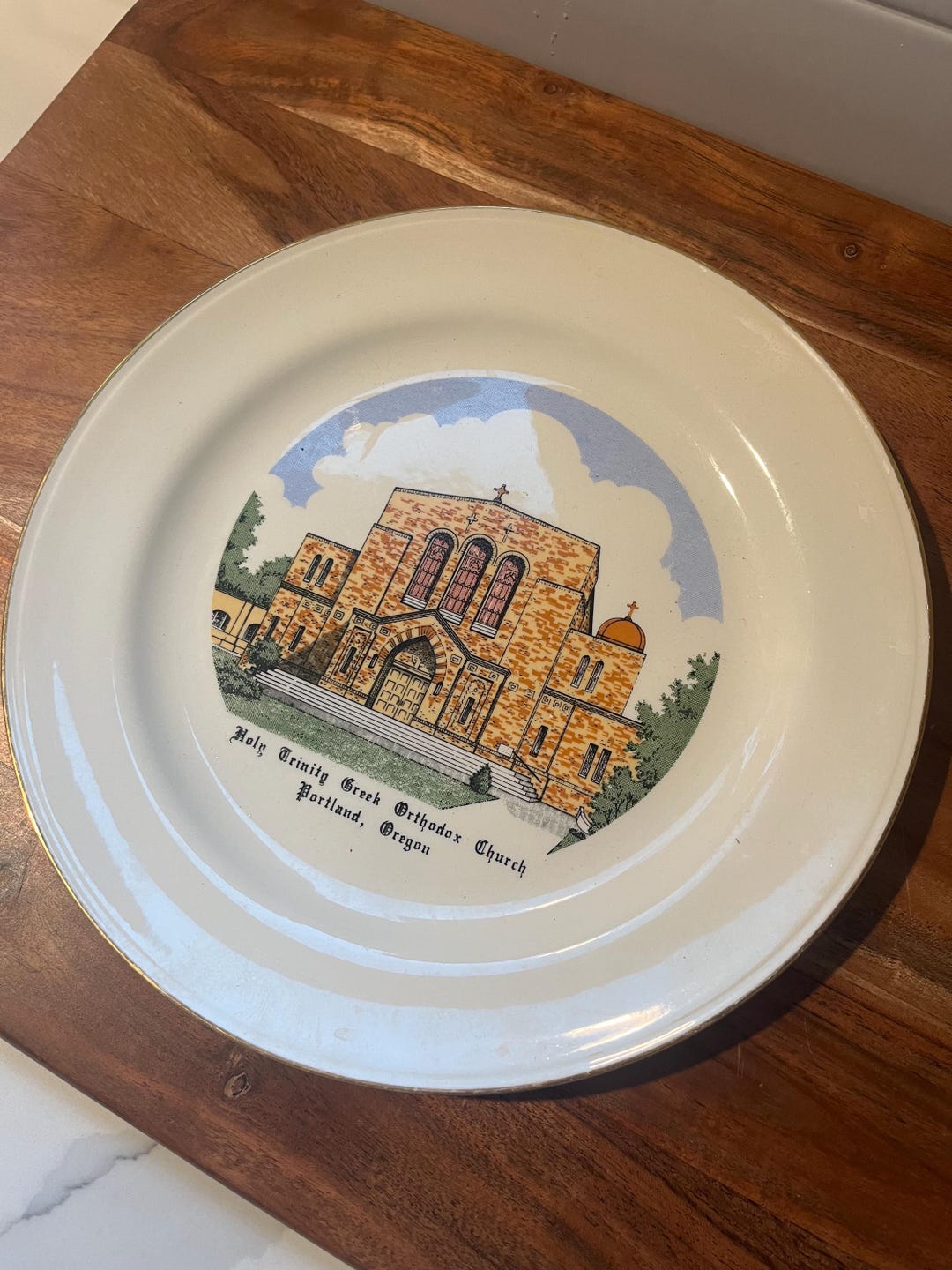Collector Plate Holy Trinity Greek Orthodox Church Portland Oregon ...