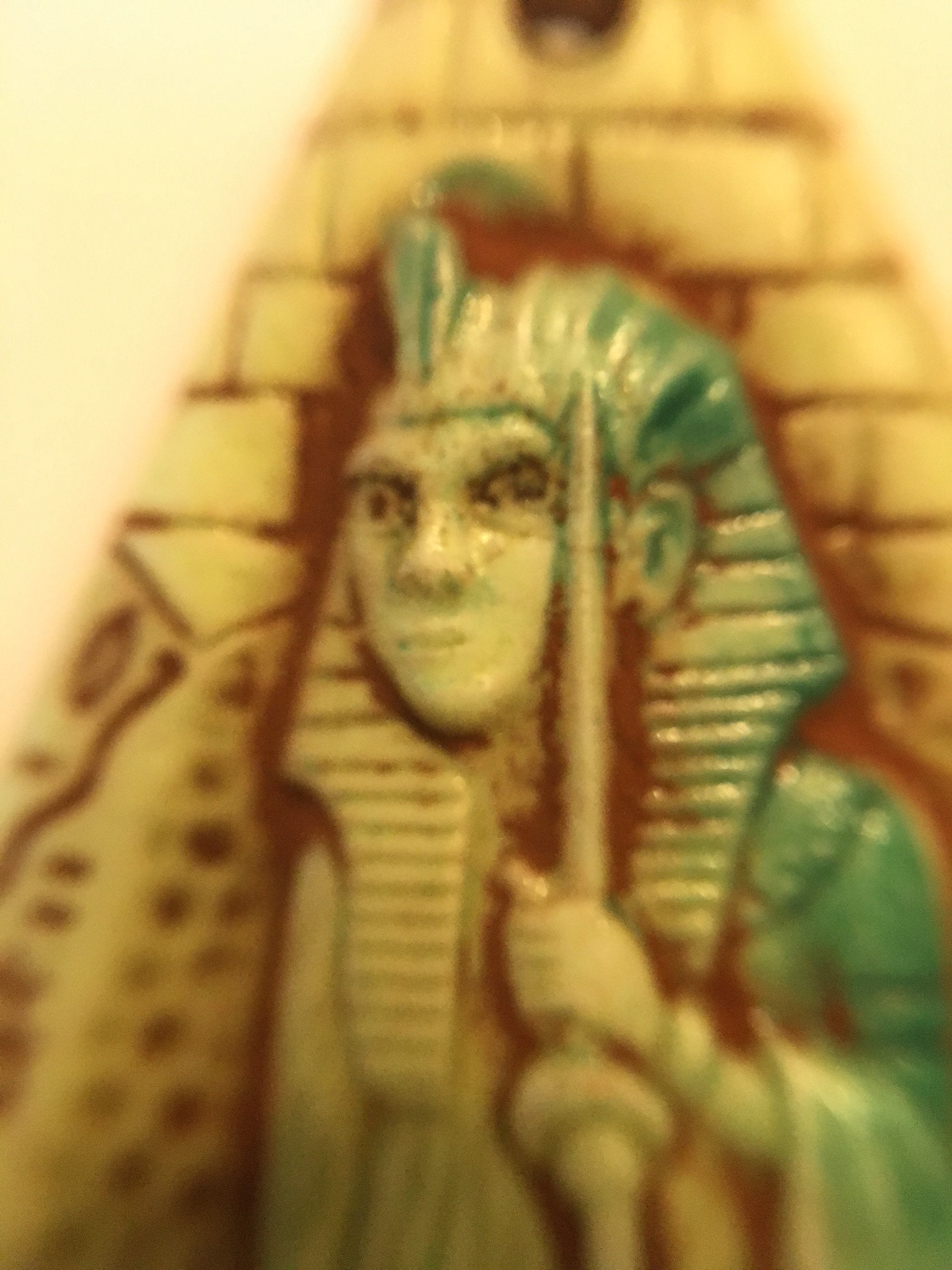 SALE Max Neiger, Egyptian Revival, Tutankhamen Pendant, Green Pendant ...