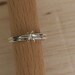 Sterling Silver Double Fidget Ring, Double Spinner Ring, Anxiety Ring ...
