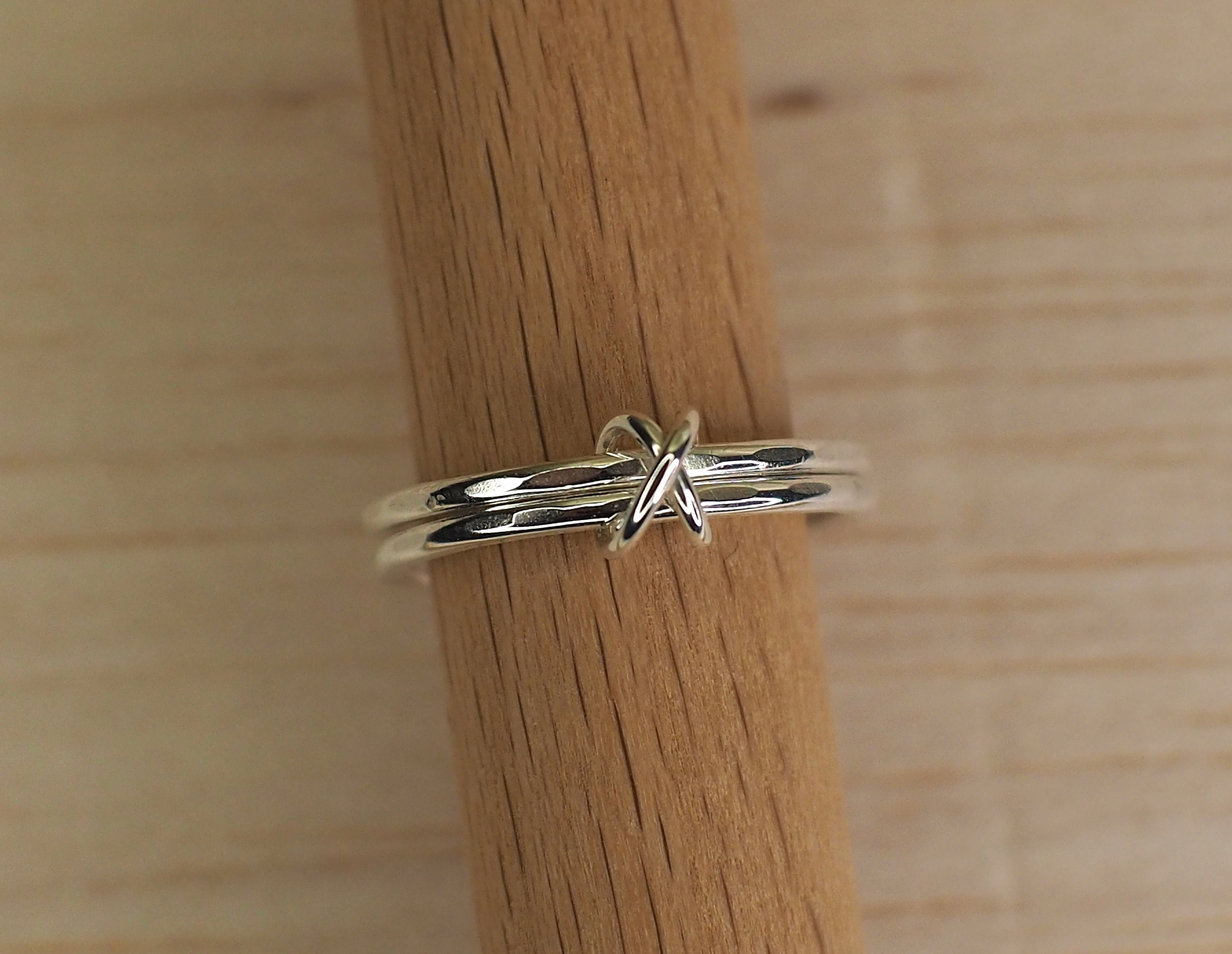 Sterling Silver Double Fidget Ring Anxiety Ring Spinner - Etsy UK