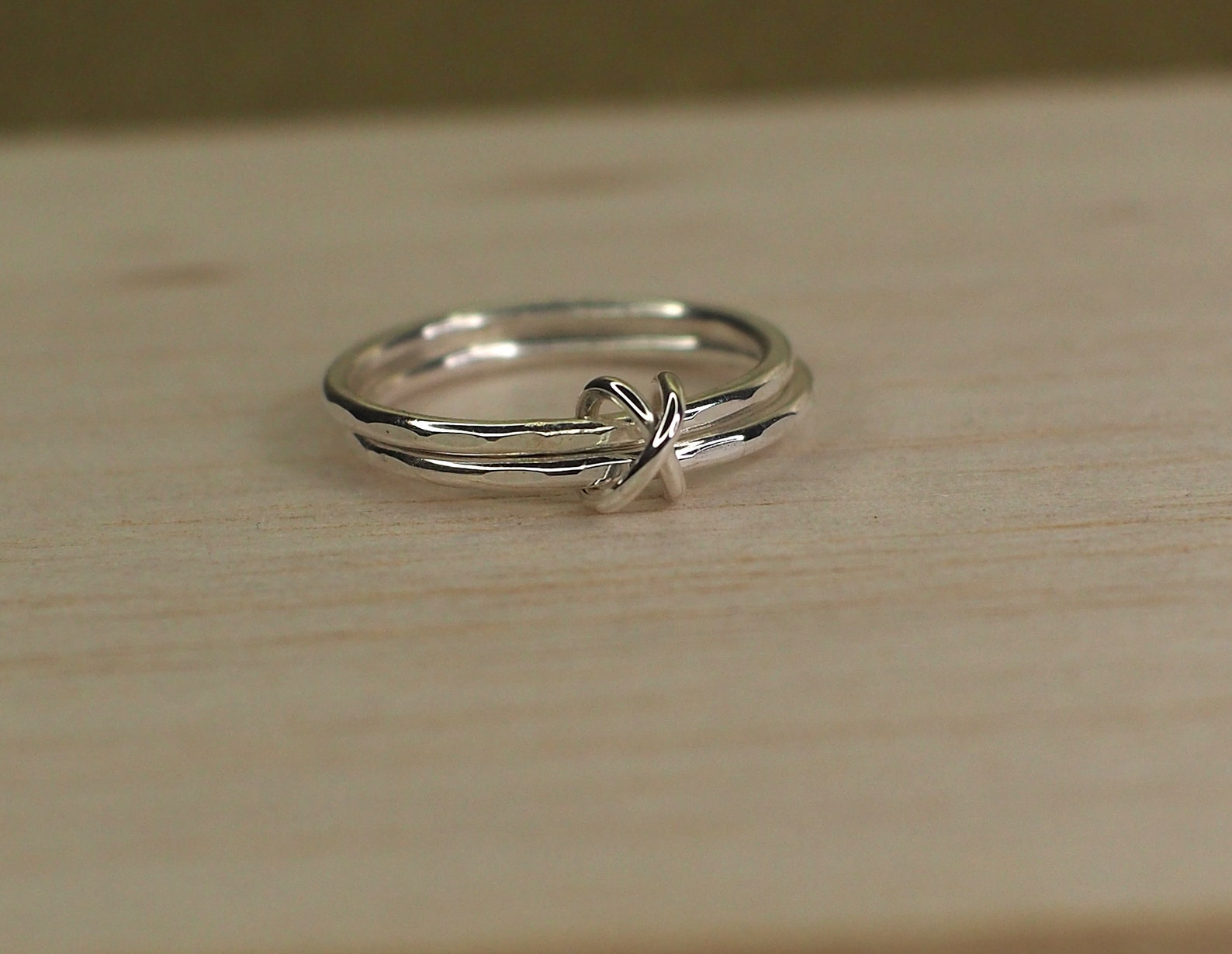 Sterling Silver Double Fidget Ring Anxiety Ring Spinner - Etsy UK