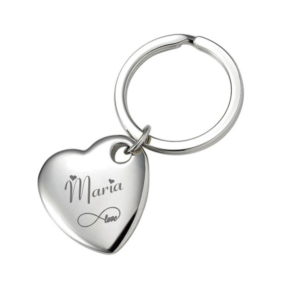 Heart Keychain - Etsy