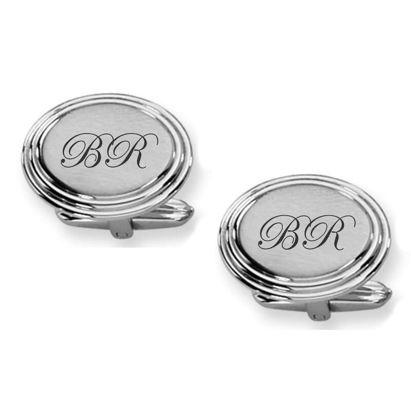 Engraved Cufflinks - Etsy