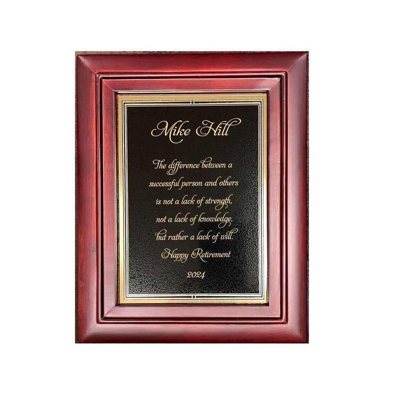 Retirement Plaque - Etsy