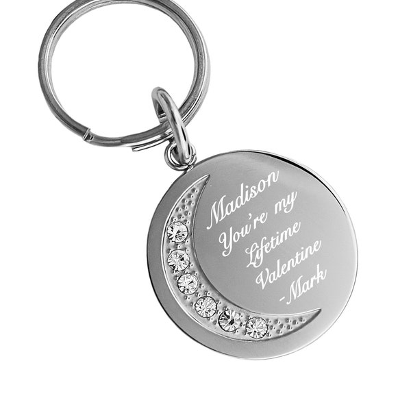 Crescent Moon Key - Etsy