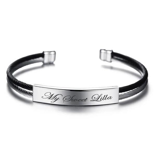 Engraved Bracelet - Etsy