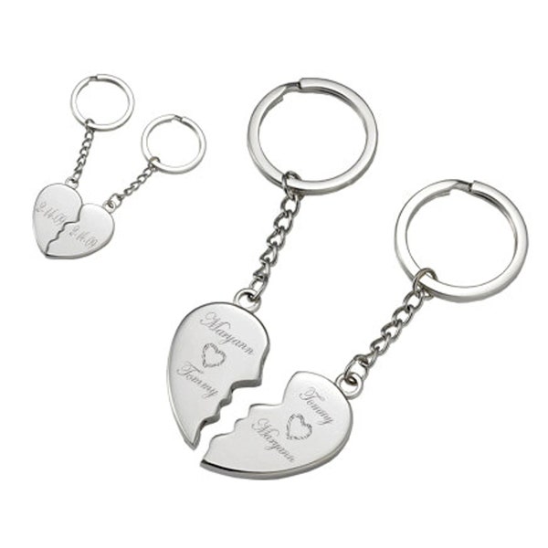 Heart Keychain - Etsy