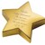 Personalized Gold Star Paperweight Custom Engraved Free, Engraved ...