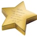 Personalized Gold Star Paperweight Custom Engraved Free, Engraved ...
