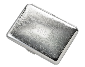 Custom Engraved Personalized 120s Cigarette Case Double Sided With ...