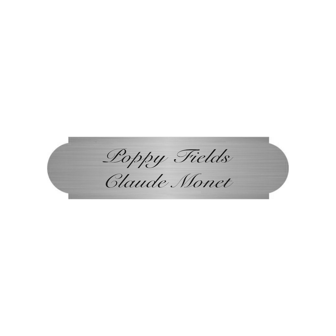 Custom Engraved Silver Plaques, Nameplates, Awards, Church, Club ...