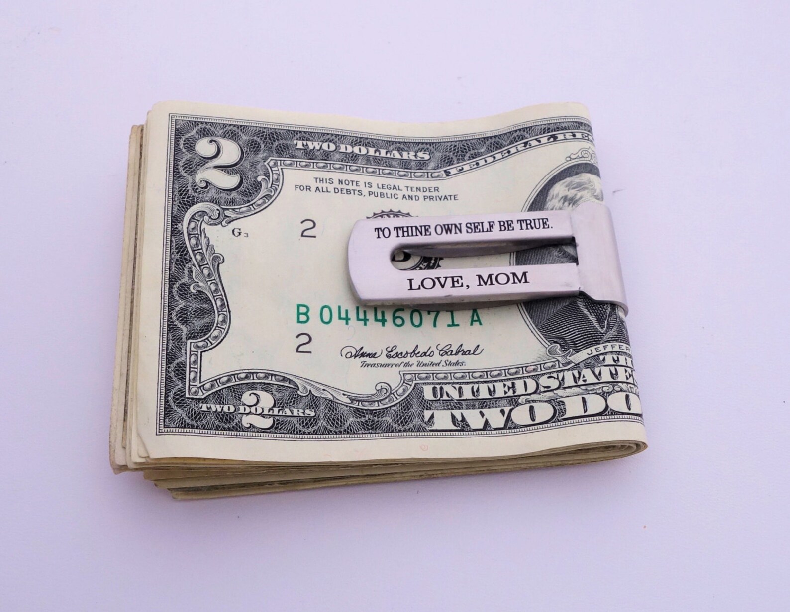 Stainless Steel Money Clip Engraved Free Personalized Money - Etsy