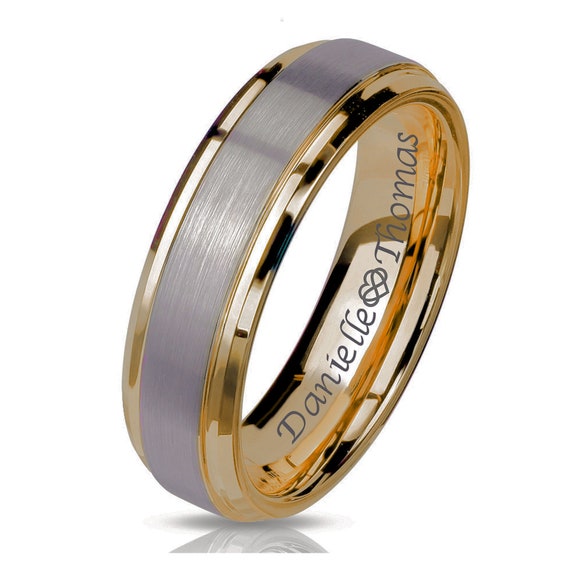 Engraved engagement ring for him store