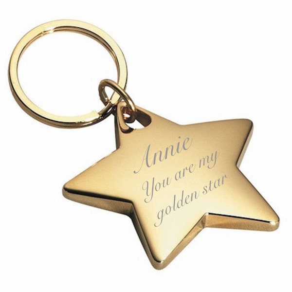 Star Keychain - Etsy
