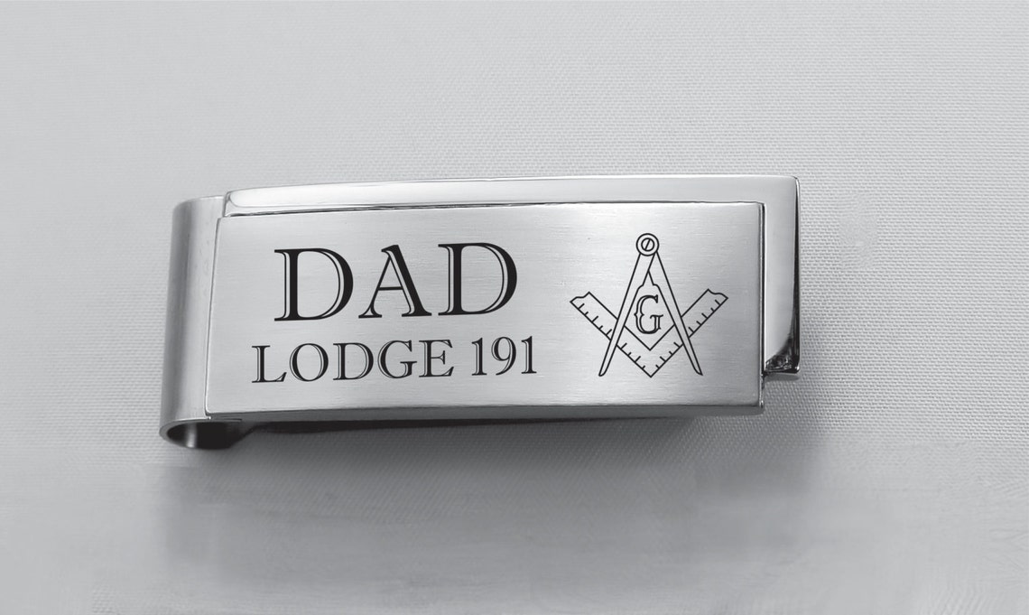 Personalized Stainless Steel Money Clip, Engraved Gift - Etsy