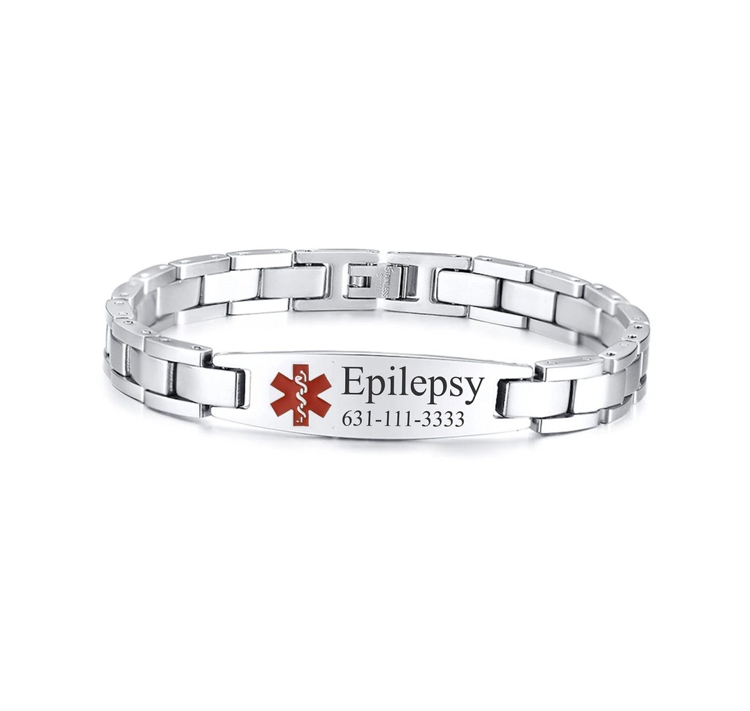 Personalized Bracelet, Medical Stainless Steel Medical ID Bracelet ...