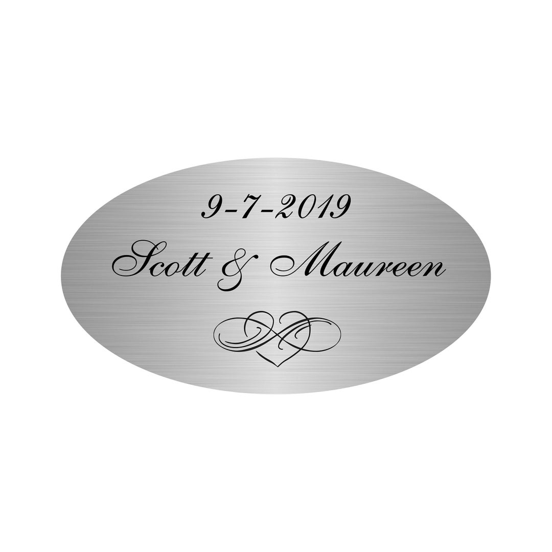 Custom Engraved Silver Plaques, Nameplates, Awards, Church, Club ...