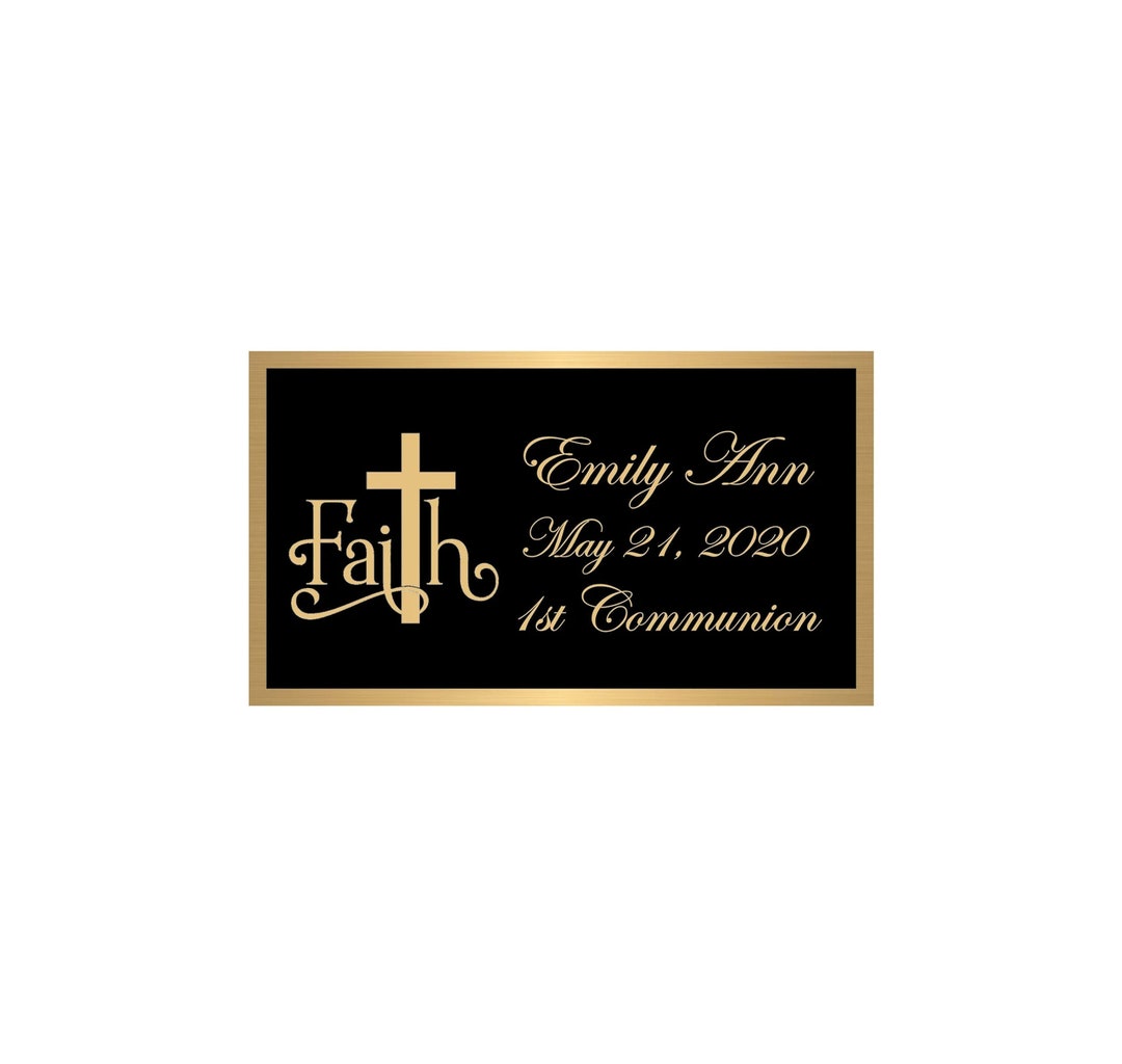 Custom Engraved Brass Plaques, Nameplates, Awards, Church, Club ...