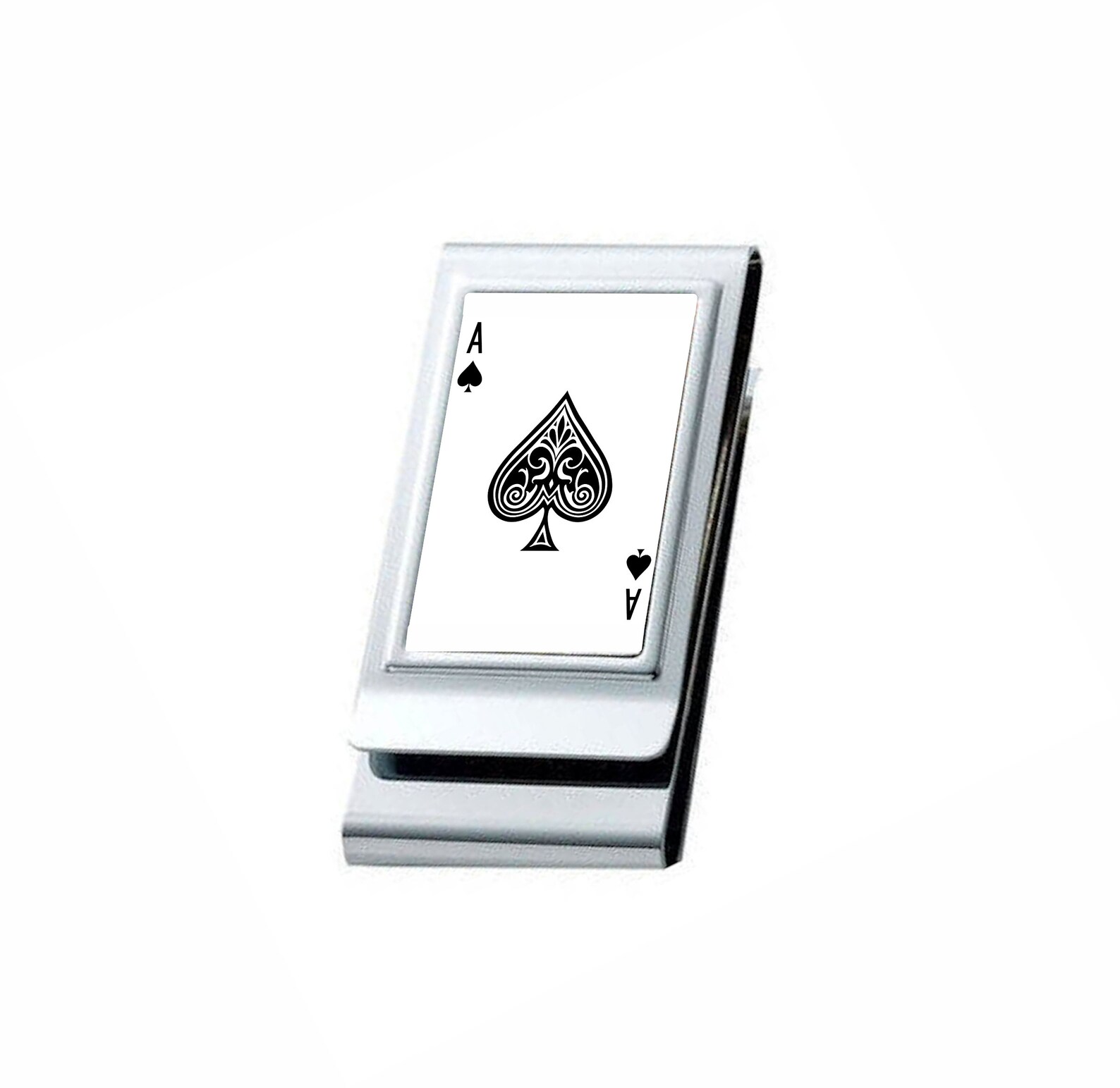 Personalized Ace of Spades Money Clip & Credit Card Holder - Etsy