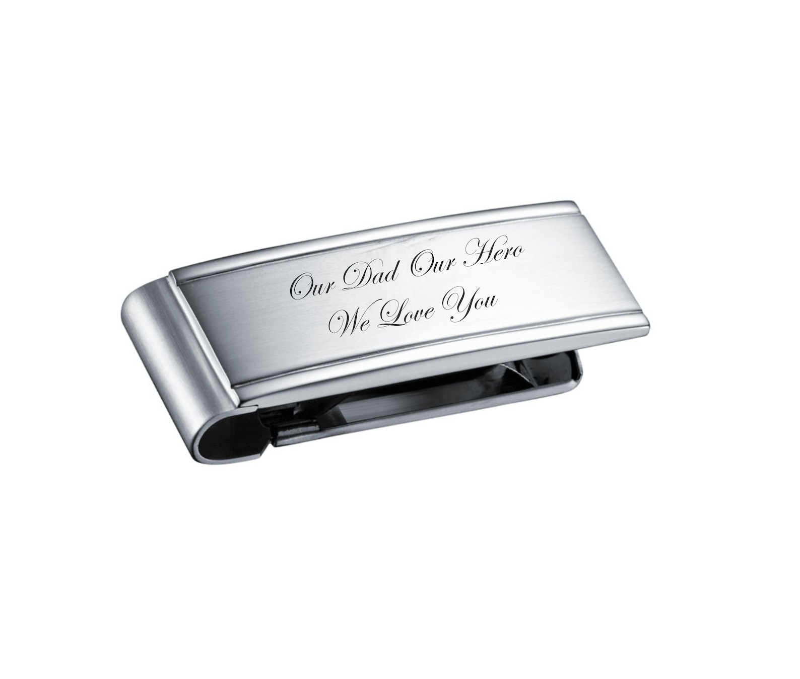 Stainless Steel Money Clip Engraved Free Personalized Money - Etsy
