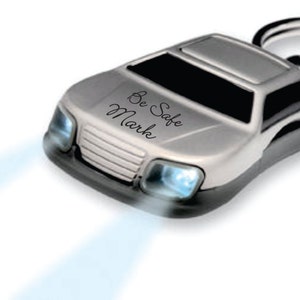 Personalized Car Flashlight Keychain Custom, Graduations Gift, Men's ...