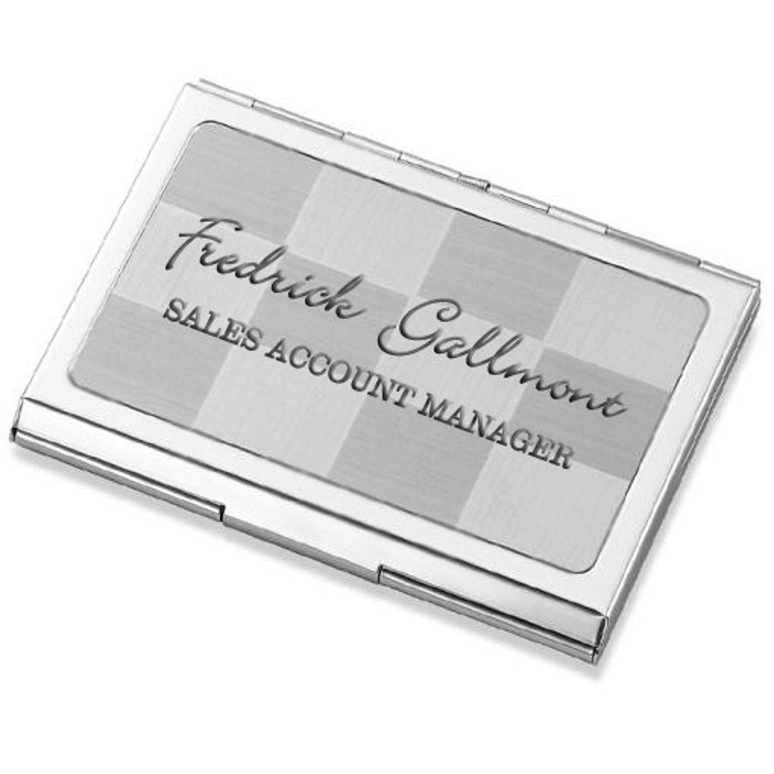 Personalized Pocket Business Card Holder Customized Credit | Etsy