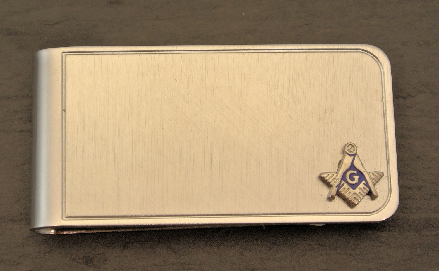 Personalized Gold Masonic Symbol Design Money Clip Custom Engraved Free ...