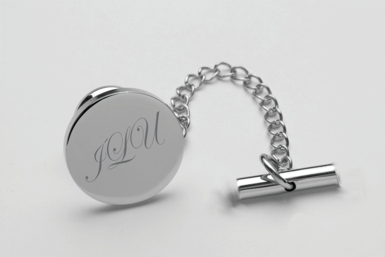 Personalized Tie Pin Tie Tack Silver Tie Pin Engraved Tie | Etsy