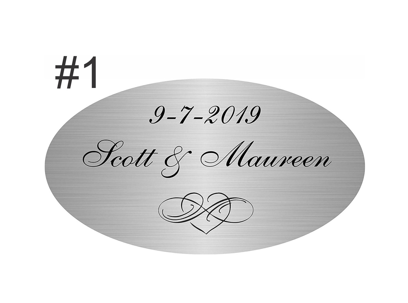 Custom Engraved Silver Plaques, Nameplates, Awards, Church, Club ...