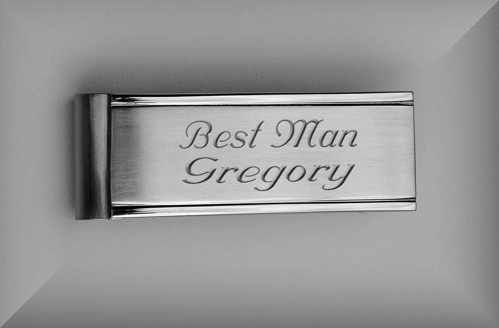 Stainless Steel Money Clip Engraved Free Personalized Money - Etsy