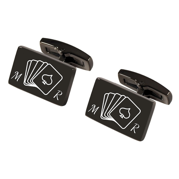 Card Cufflinks - Etsy