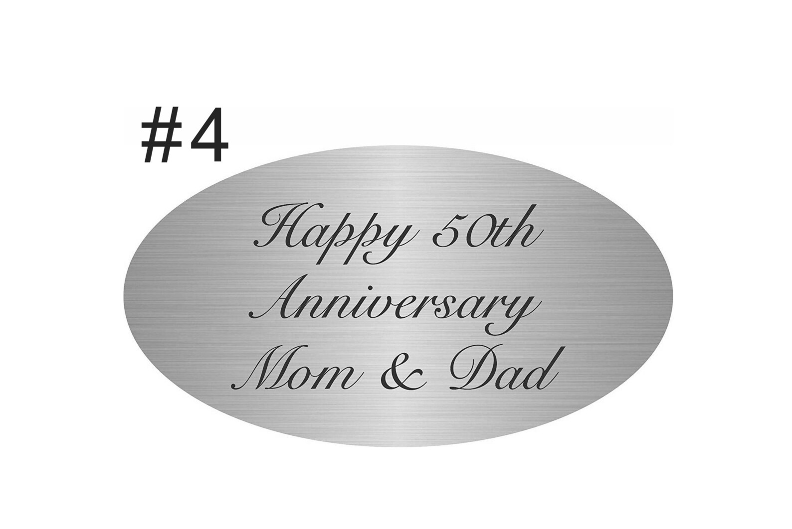 Custom Engraved Silver Plated Brass Memorial Plaque, Nameplate - Etsy