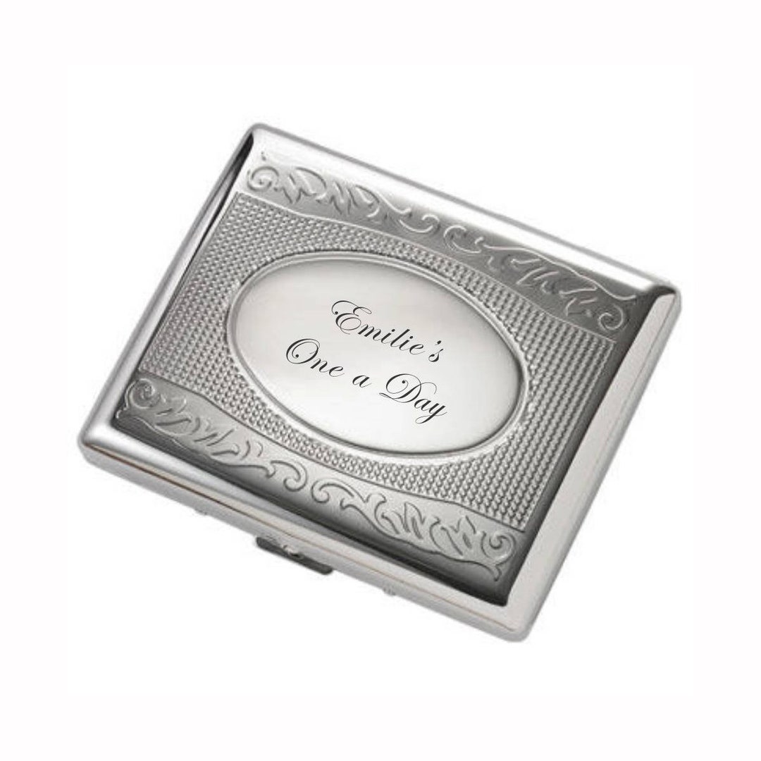 Engraved Cigarette Case, Personalized Cigarette Holder, Custom ...