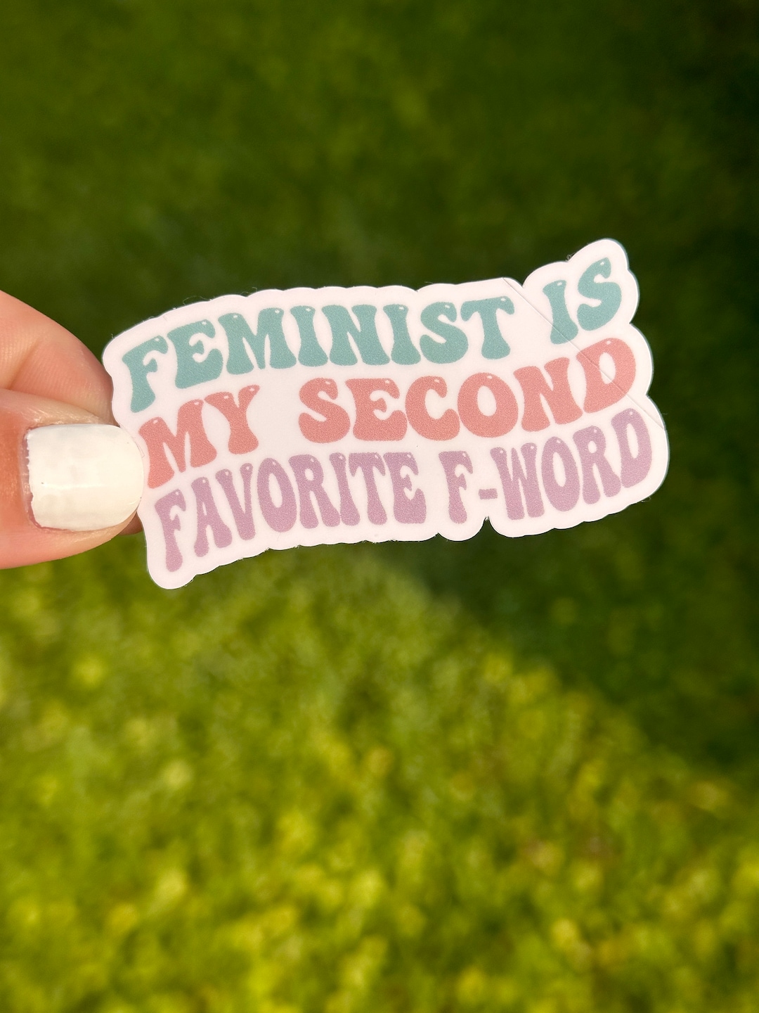 Feminist is My Second Favorite F Word, Feminism, Women's Rights, Gift ...