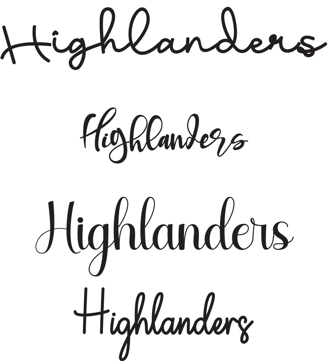 Highlanders Sports Mascot (svg, Png, Pdf, Jpeg, Eps) Cut Files (instant ...
