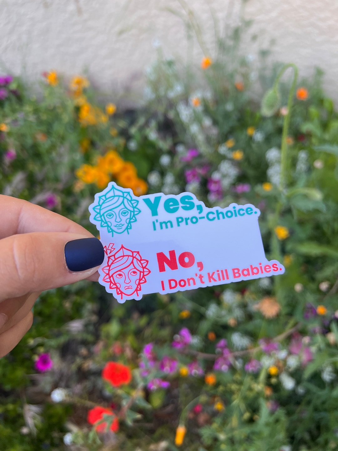 Pro Choice Vinyl Sticker, Bodily Autonomy, Women's Rights - Etsy