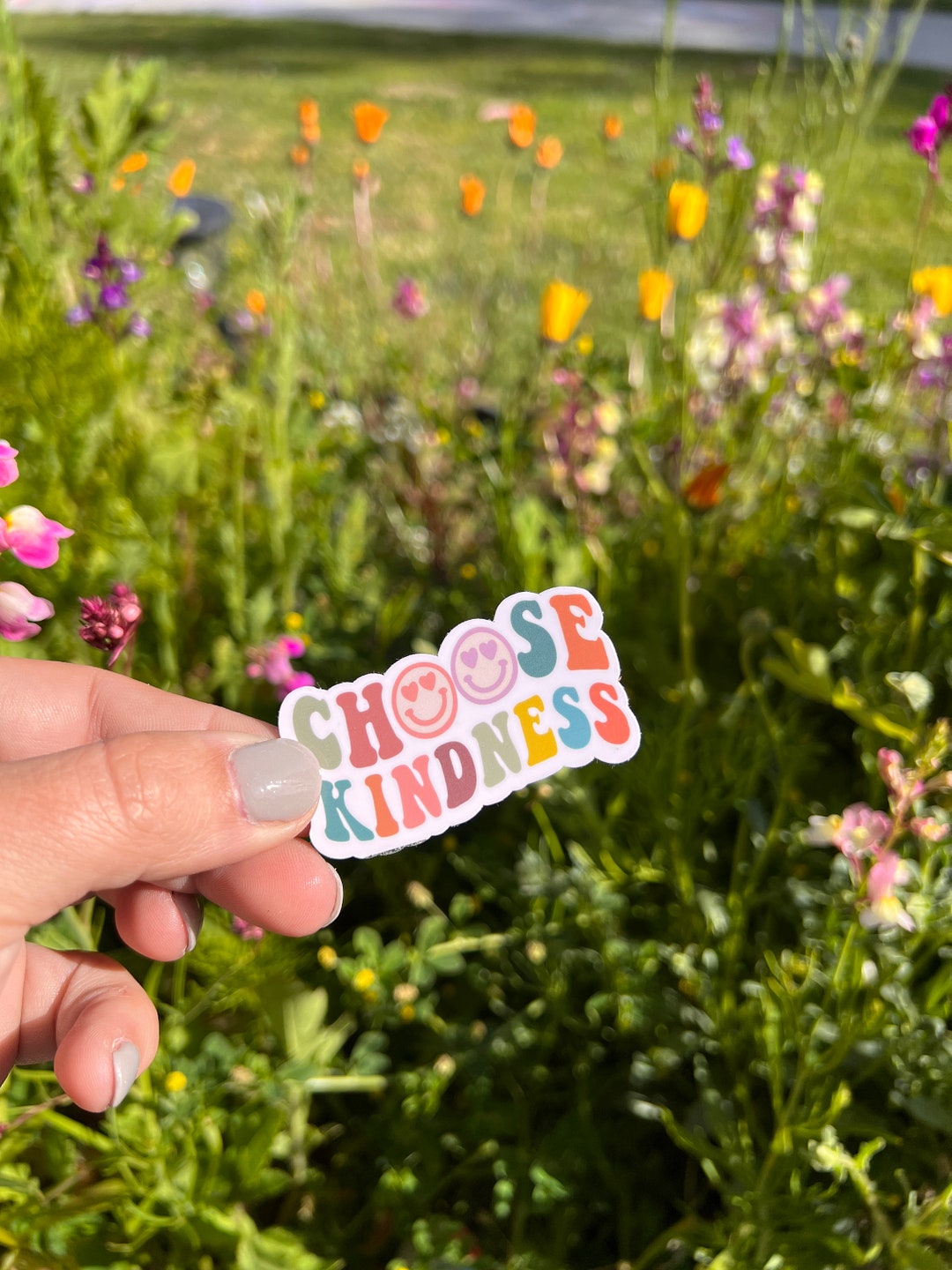 Choose Kindness Sticker, Laminated Water Resistant Vinyl Decal - Etsy