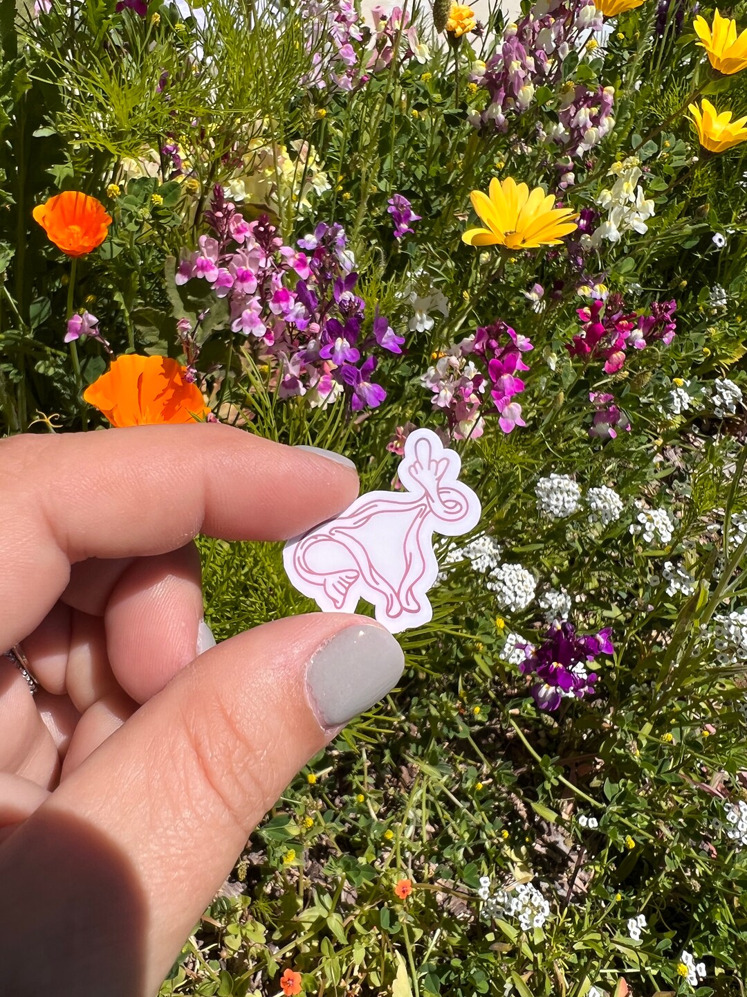 Tiny Angry Uterus Sticker Set, Angry Uterus Sticker, Prochoice Sticker ...