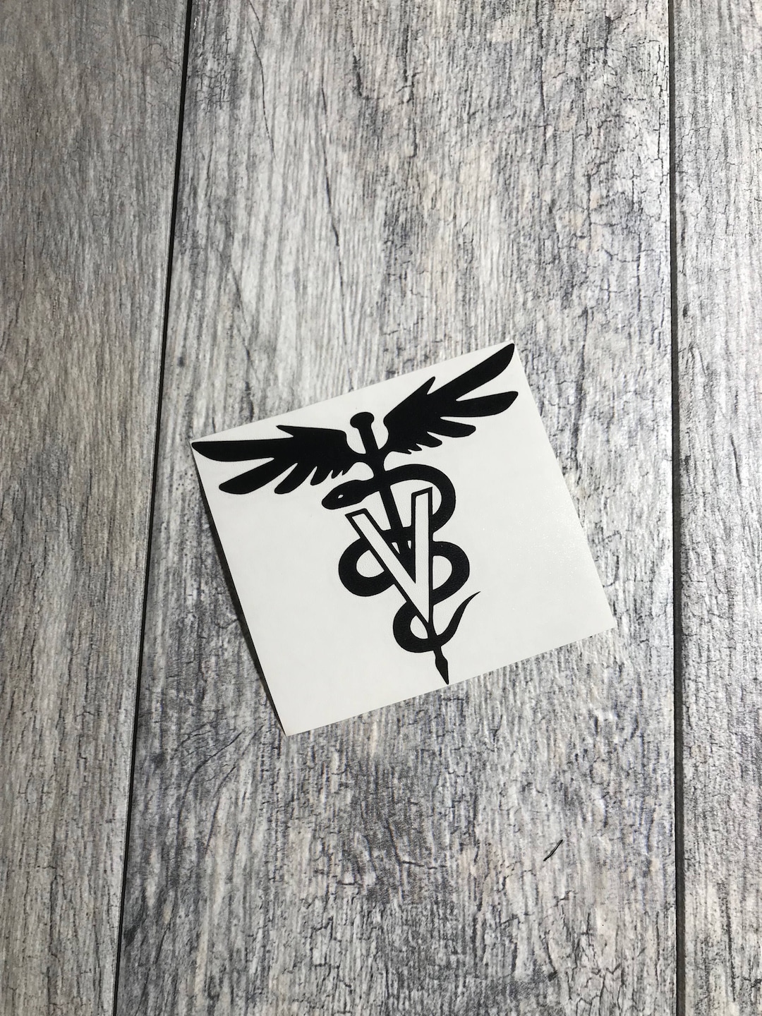 Veterinary Medicine, Veterinary Technology Vinyl Decal, Caduceus, Car ...