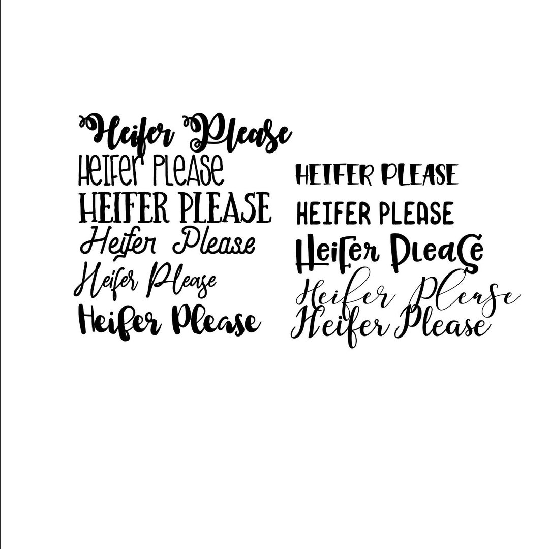 Heifer Please SVG, Heifer Please Words SVG, Cow Cup Svg, Animal Svg ...
