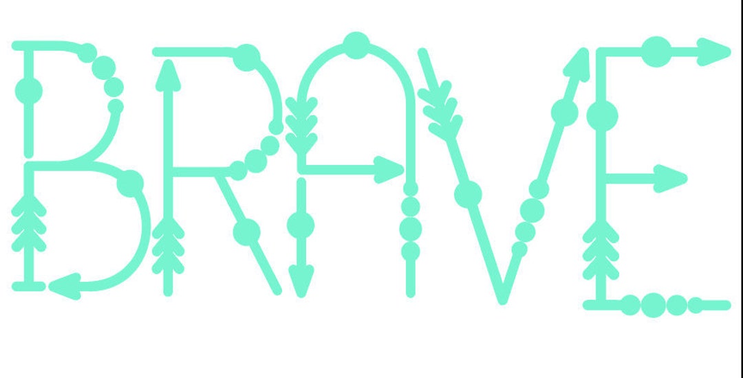 Hand Drawn Brave Arrows SVG File, Drawn Clipart, Cutting File, Cut File ...