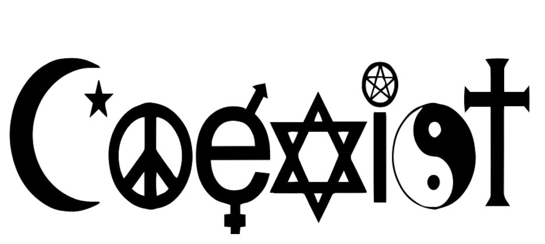 Coexist Vinyl Decal, Religion, Science, Equality - Etsy