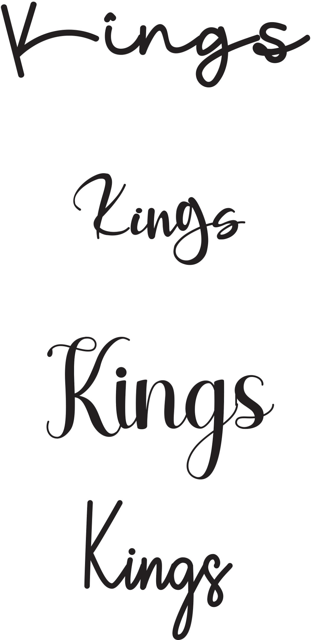 Kings Sports Mascot SVG, Team Cut File (instant Download) - Etsy