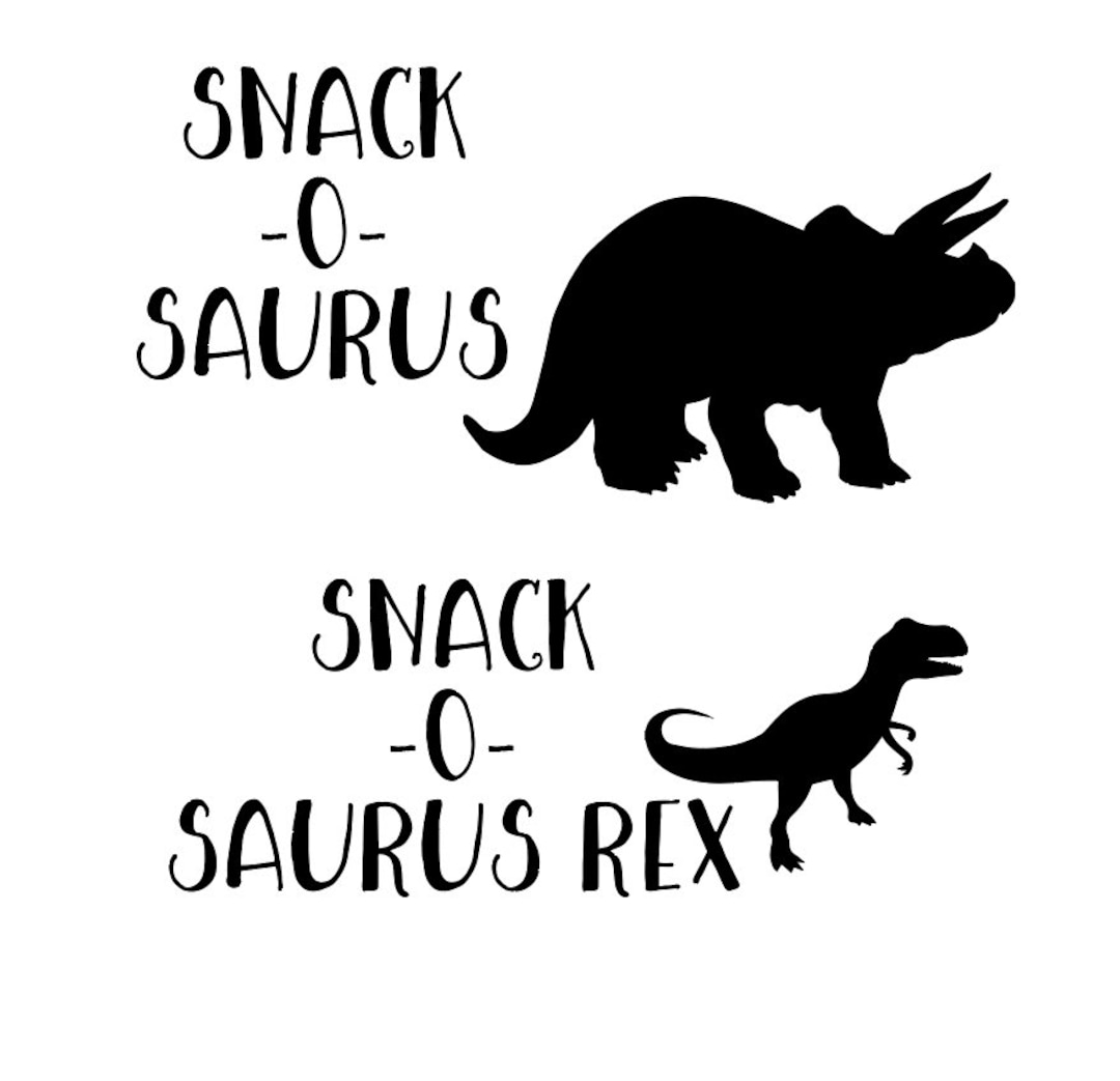 Snack-o-saurus and Snack-o-saurus Rex, Dinosaur, T Rex, Triceratops ...