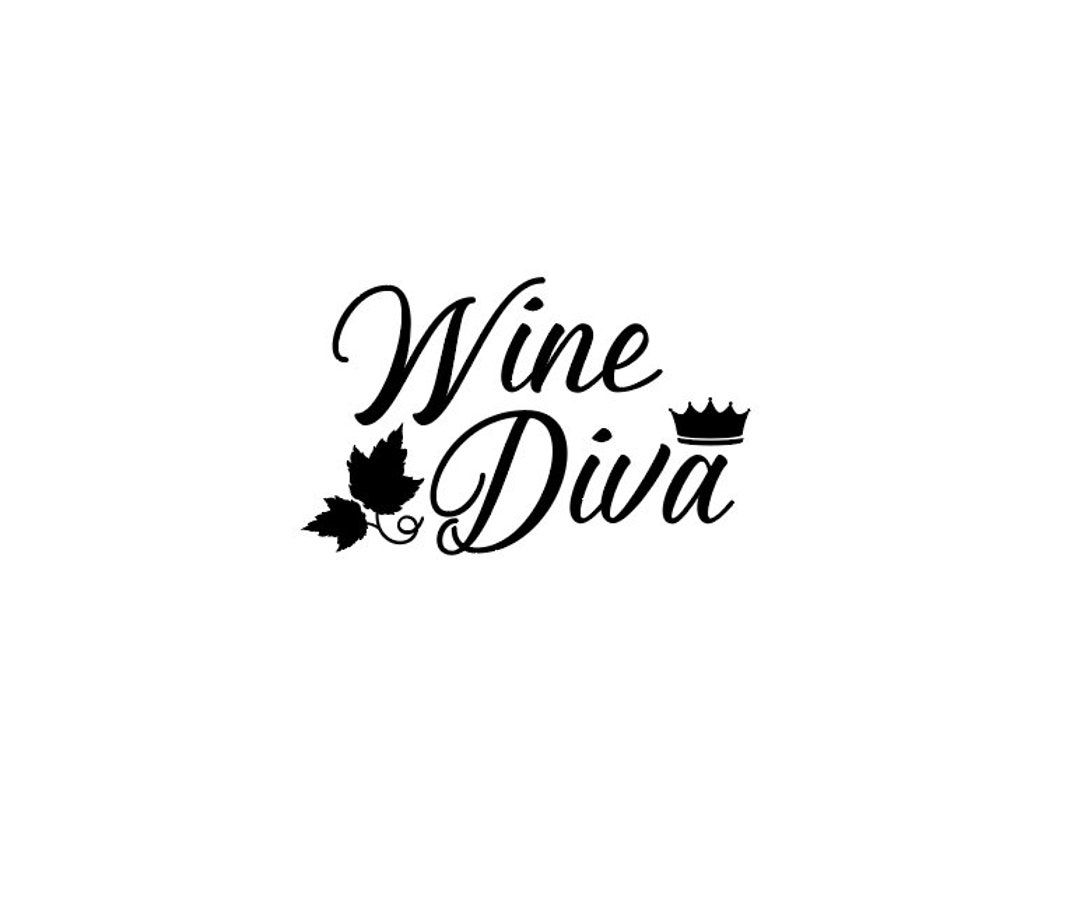 Wine Diva Vinyl Decal, Car, Tumbler, Phone, Computer - Etsy