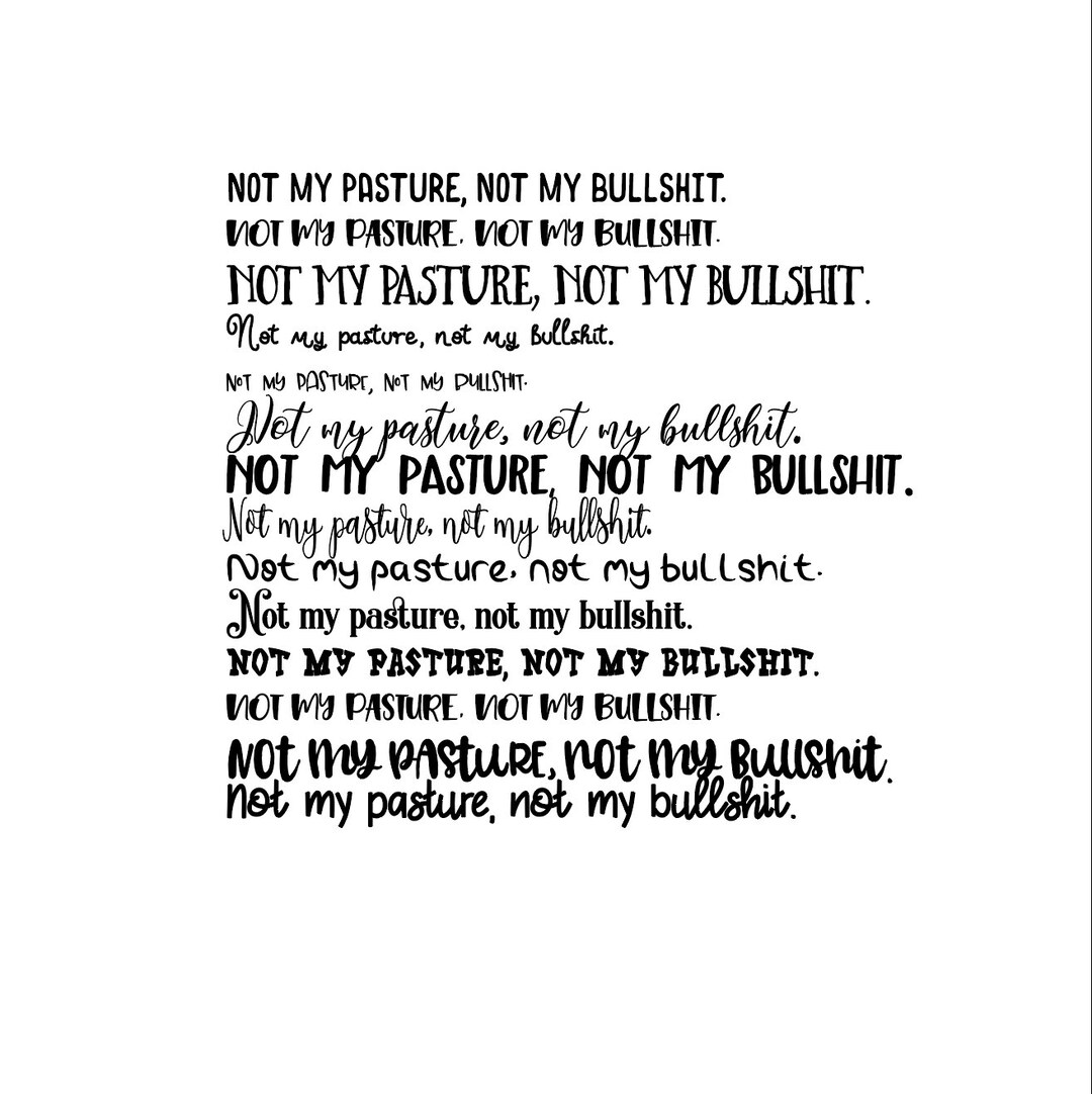 Not My Pasture Not My Bullshit SVG, Cow Cup Svg, Animal Svg, Farm Svg ...