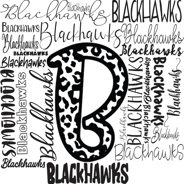 Blackhawks Art - Etsy