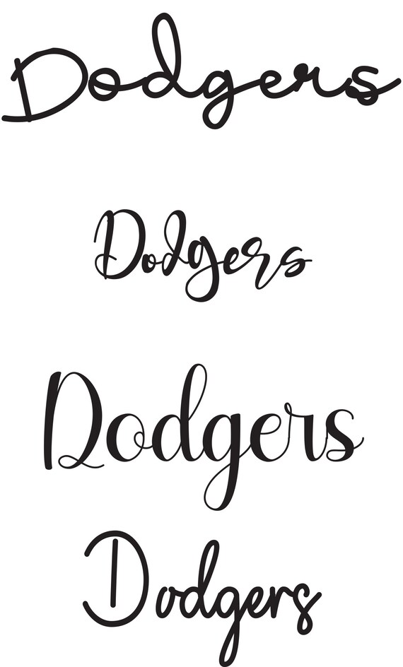 Dodgers Sports SVG Mascot Sports Mascot Team Sports | Etsy