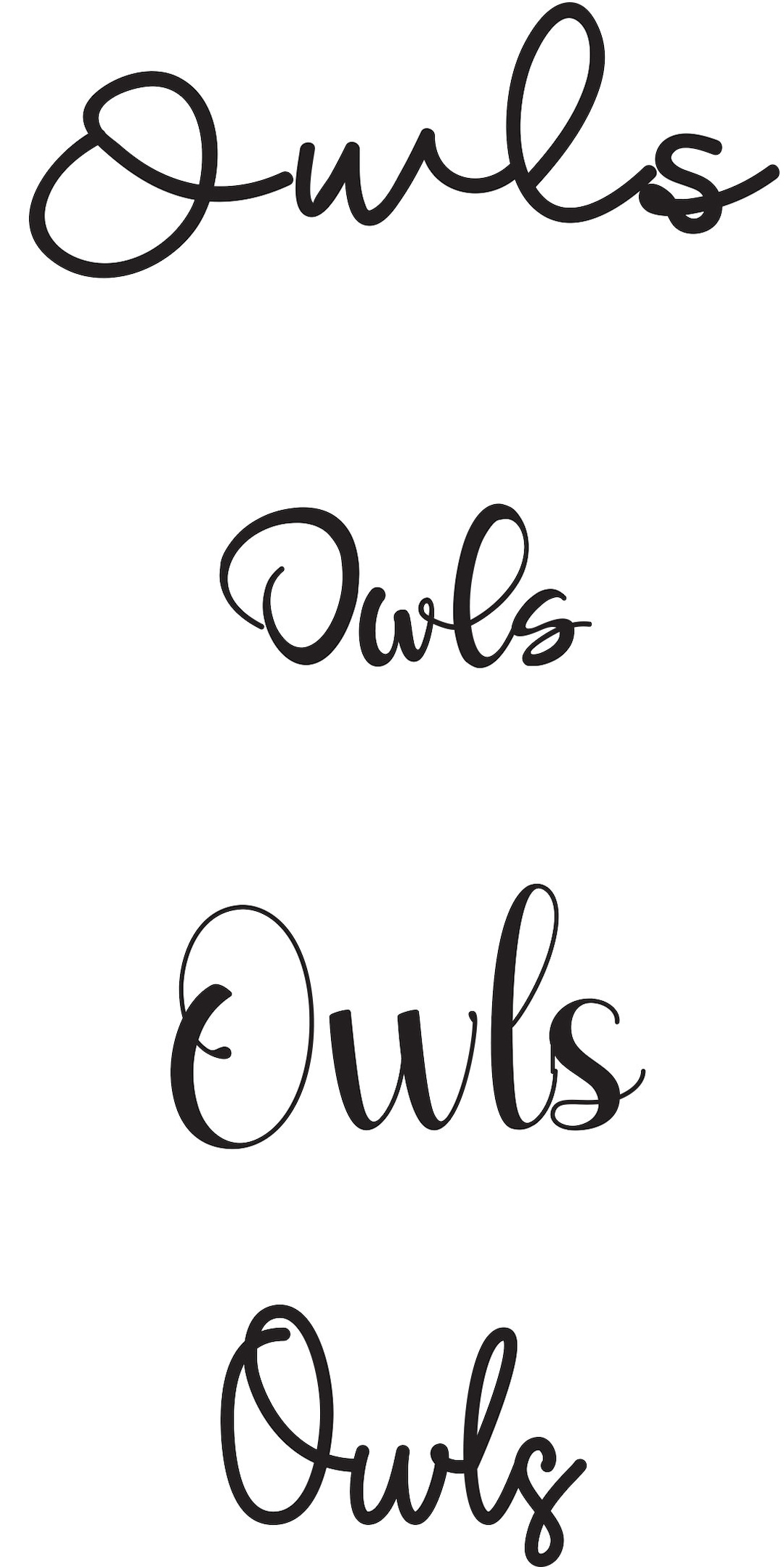 Owls Sports Mascot SVG, Team Cut File (digital Download) - Etsy